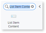 List Item Content - ODC Documentation