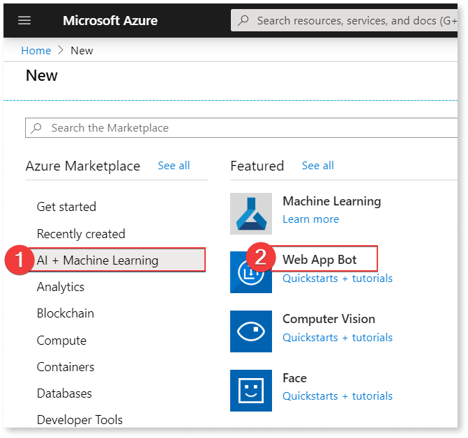 Create the chatbot resources in Azure - OutSystems 11 Documentation