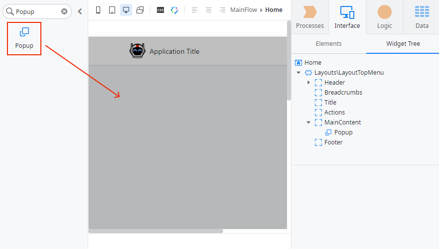 ポップアップを作成して使用する - OutSystems 11 ドキュメンテーション