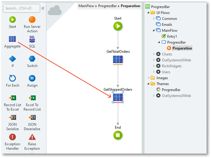 Progress Bar - OutSystems 11 Documentation