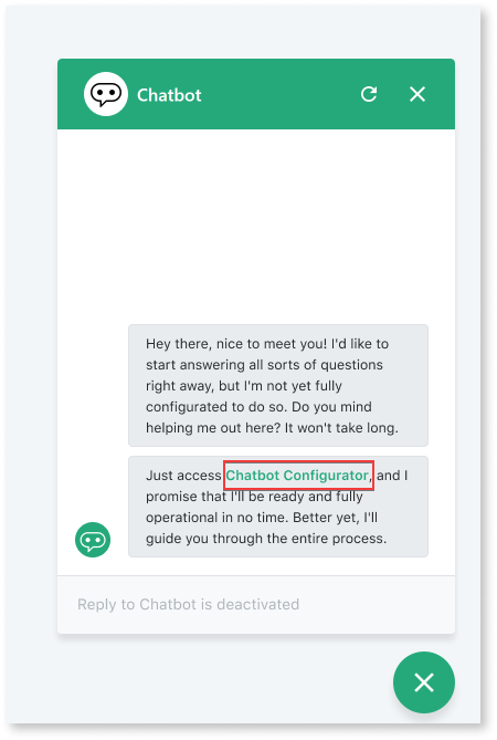Chatbot configuration wizard - OutSystems 11 Documentation