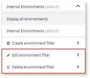 LifeTime environment filters - OutSystems 11 Documentation