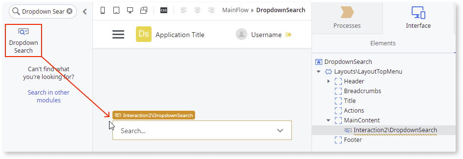 Dropdown Search - ODC Documentation