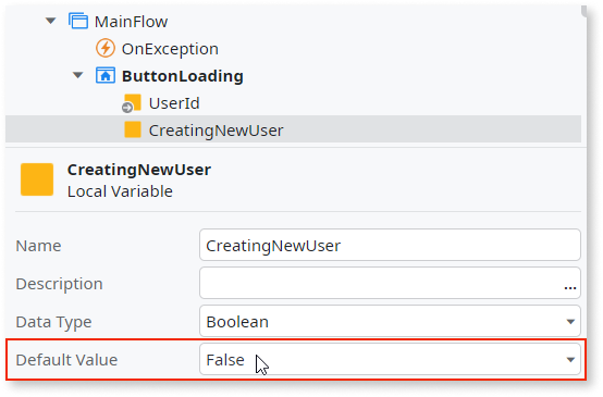 Button Loading - OutSystems 11 ドキュメンテーション