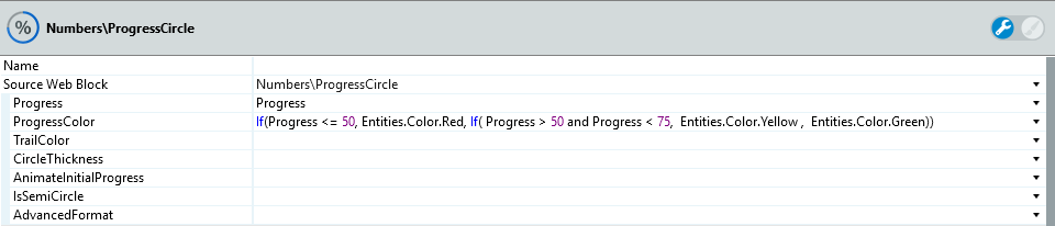 Progress Circle Reference - OutSystems 11 Documentation