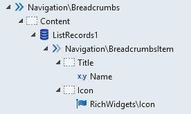 Breadcrumbs Reference - OutSystems 11 Documentation