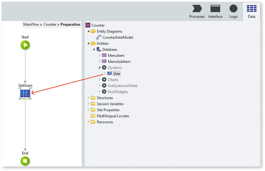 Counter - OutSystems 11 Documentation