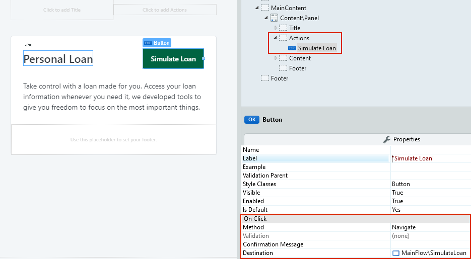 Panel - OutSystems 11 Documentation