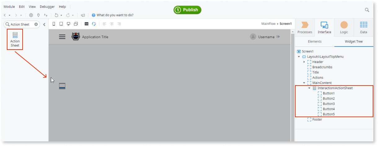 Action Sheet - ODC Documentation