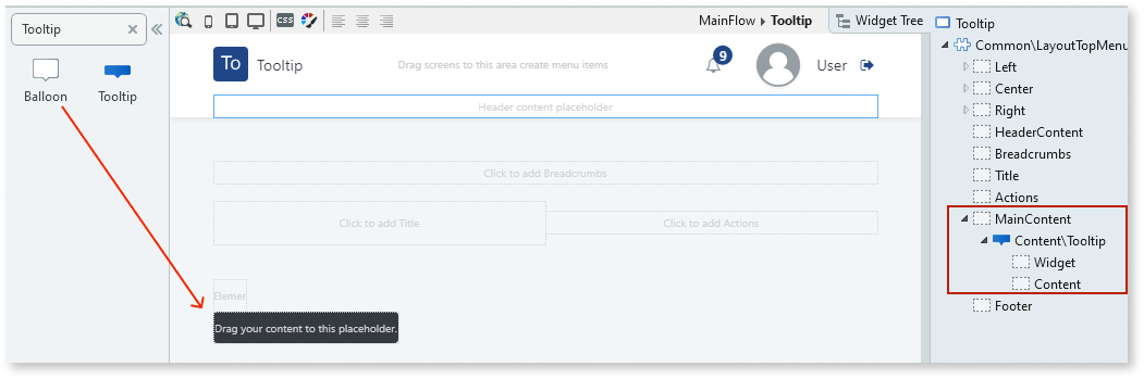 Tooltip - OutSystems 11 ドキュメンテーション