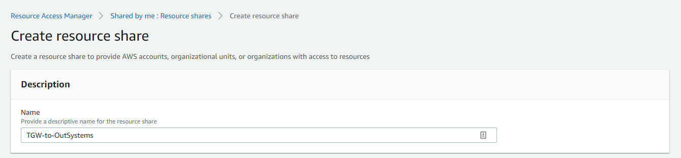 Connect to your OutSystems Cloud using AWS Transit Gateway - OutSystems ... Connect to your OutSystems Cloud using AWS Transit Gateway - OutSystems ...