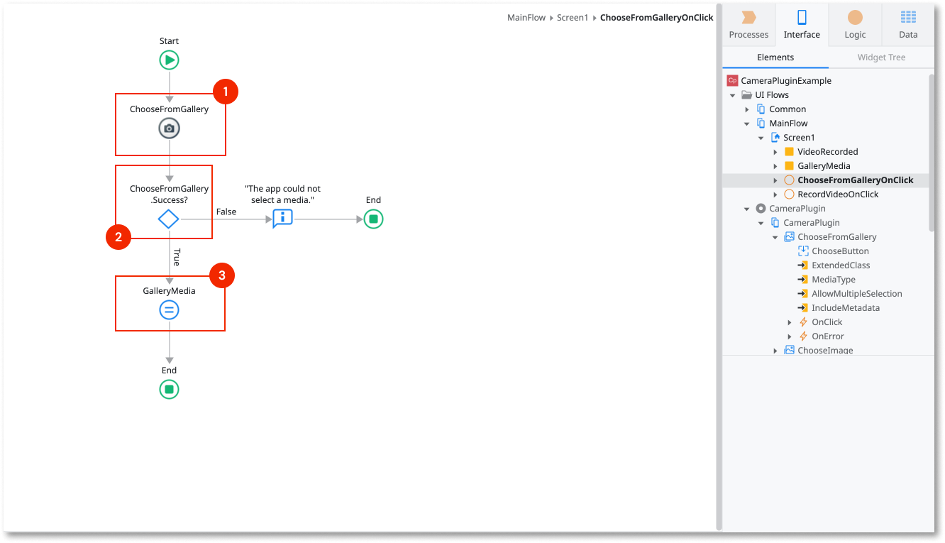 Camera Plugin version 7 - OutSystems 11 ドキュメンテーション