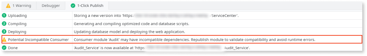 Handle Changes in Exposed Functionality - OutSystems 11 Documentation