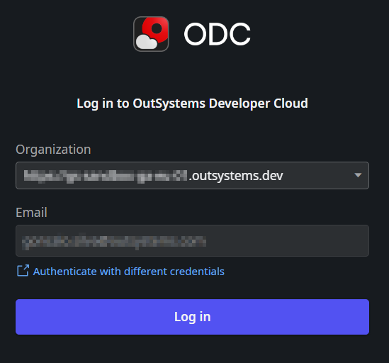 Error logging into ODC Studio Client not found - OutSystems Support