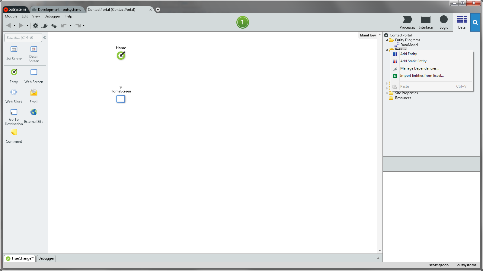 Create Your First Web App - OutSystems 10 Documentation