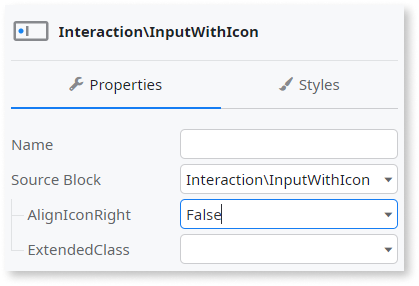 Input with Icon - ODC Documentation