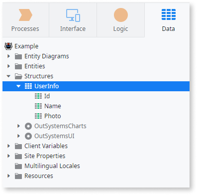 Use structures and records to create compound data types - OutSystems 11 Documentation