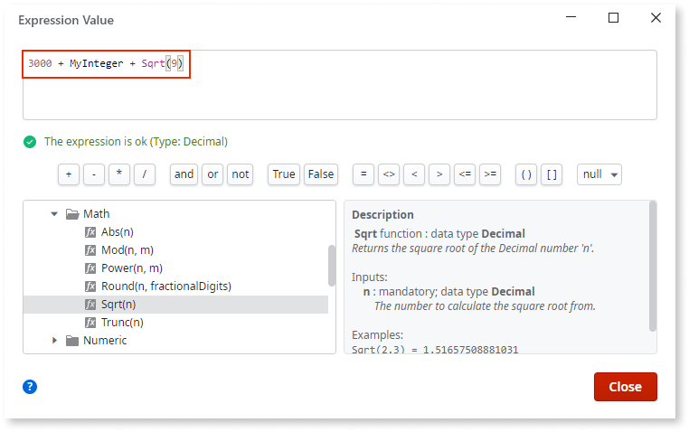 Expressions - ODC Documentation