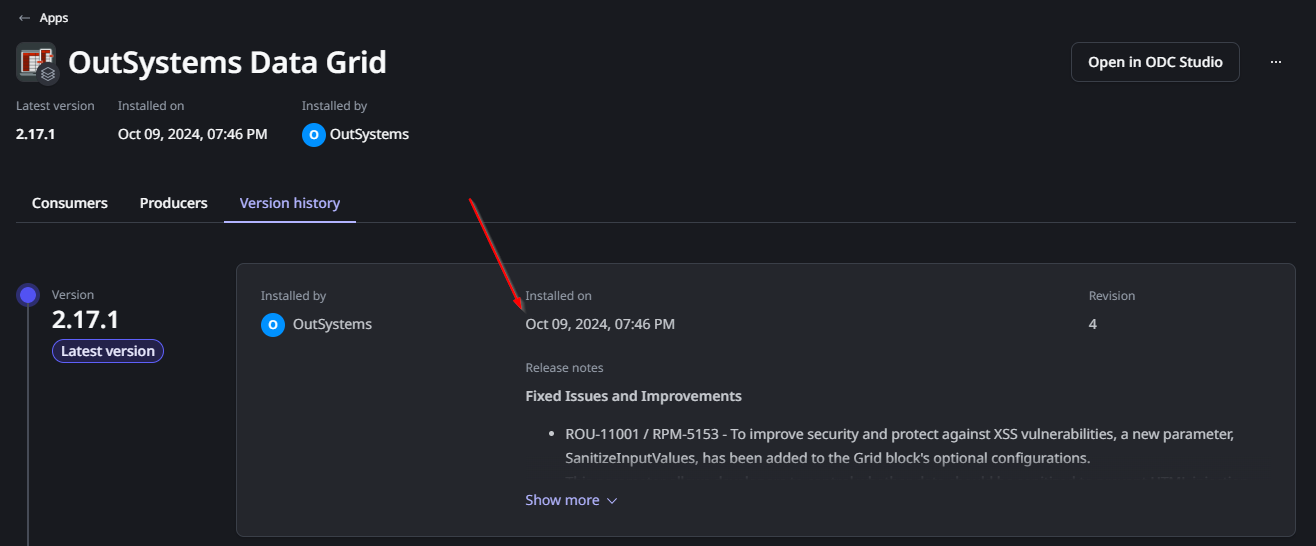 Icons are no longer visible in Data Grid columns after updating the ...