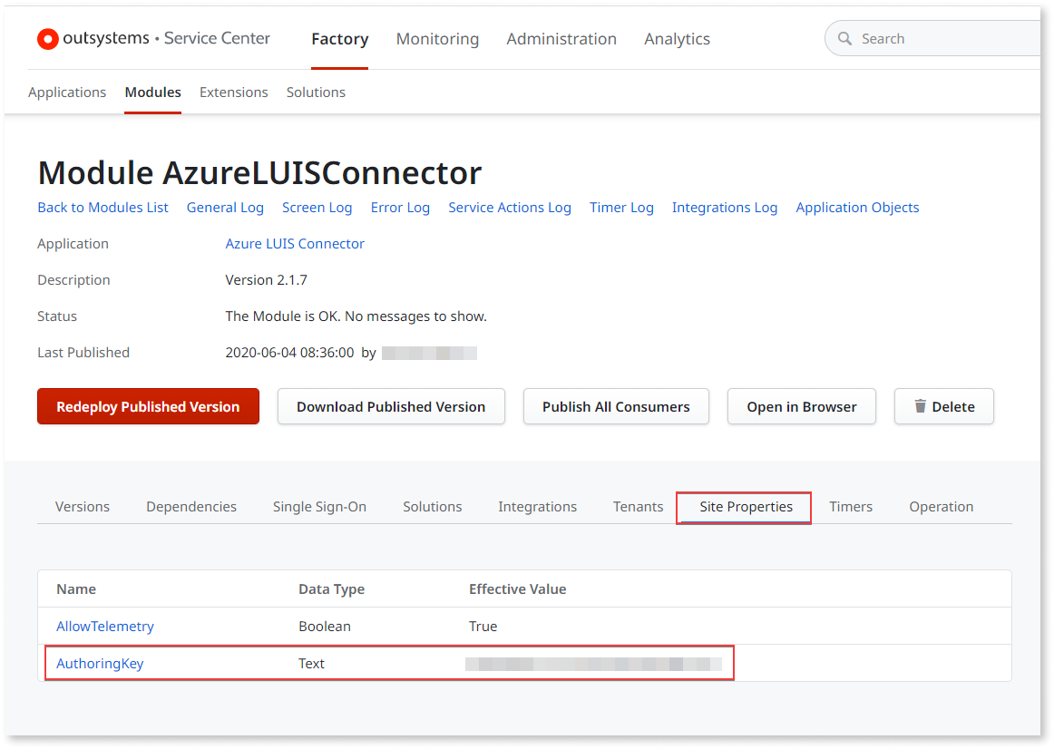 Use the Azure LUIS Connector in OutSystems apps - OutSystems 11 ...
