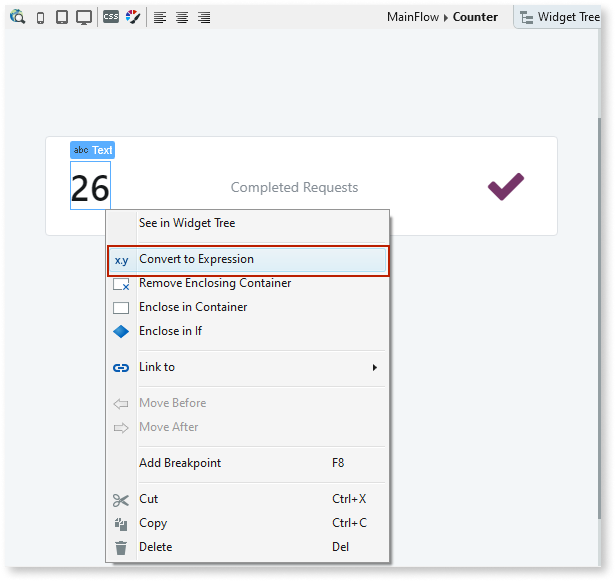 Counter - OutSystems 11 Documentation