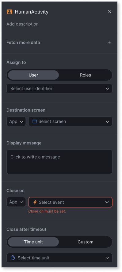 Human Activityを追加する - ODC Documentation
