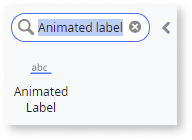 Animated Label - OutSystems 11 Documentation