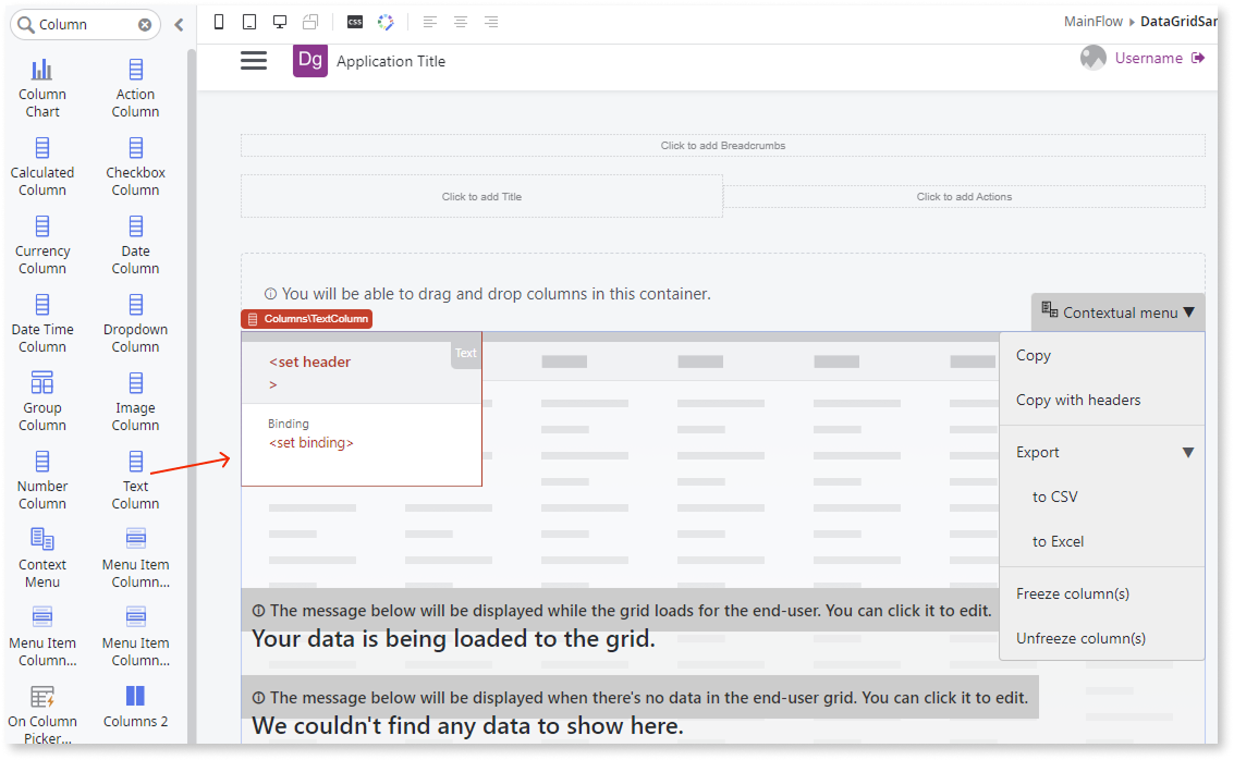 Edit data in OutSystems Data Grid - ODC Documentation