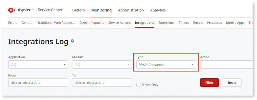 Troubleshoot a SOAP Web Service - OutSystems 11 Documentation