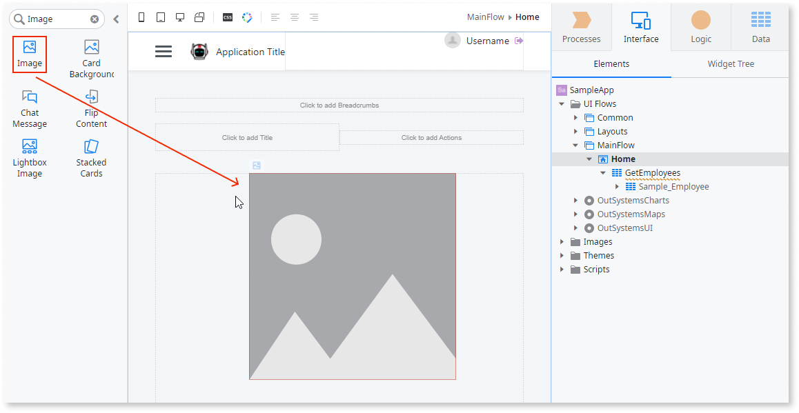 Display an Image Stored in the Database - OutSystems 11 Documentation