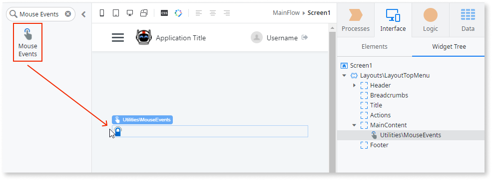 Mouse Events - OutSystems 11 Documentation